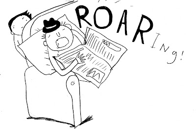 What's that noise coming from downstairs? Is it a monster? - Tom Gates